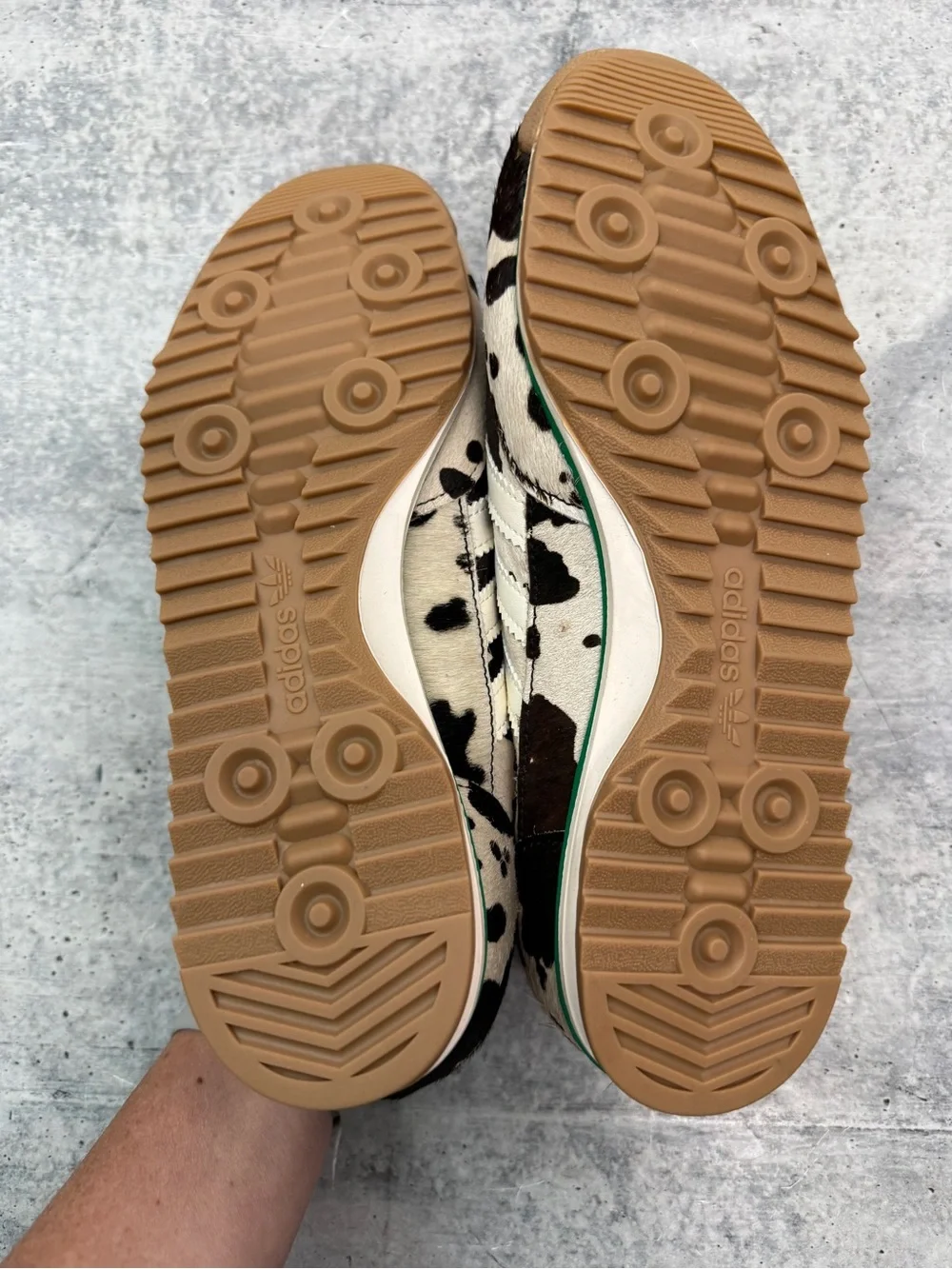 adidas | Shoes | Adidas Sl 72 Cow Print Sneakers 8 | Poshmark